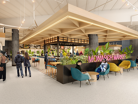 Crescent, Nuveen Underway on 18,000 SF Monarch Market Food Hall in ...
